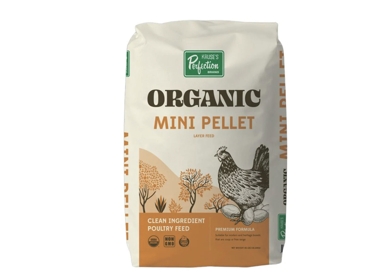 Kruse Organic Mini Lay Pellet - Three Bars