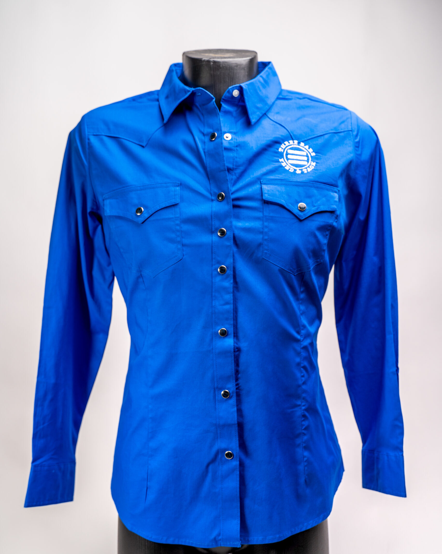 Women's Wrangler Pearl Snap Shirt - Three Bars