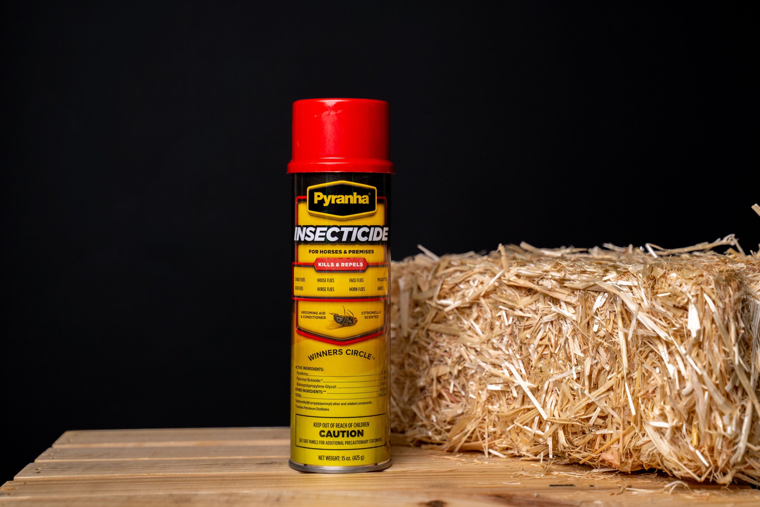 Pyranha Aerosol Horse Insecticide Spray - Three Bars